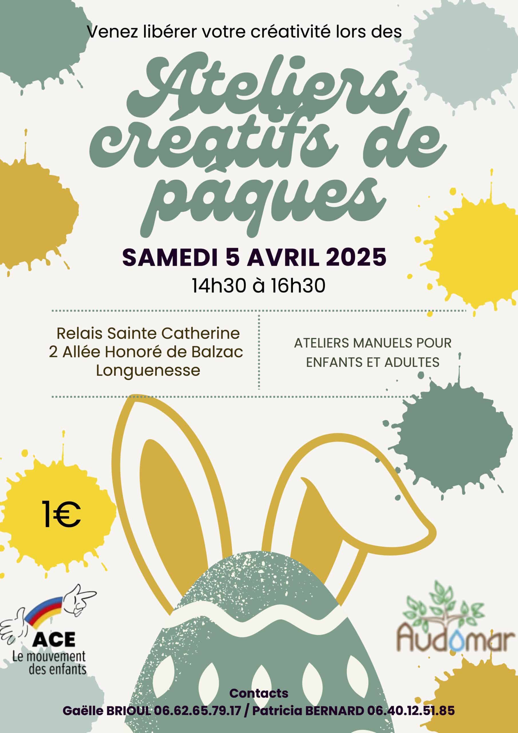 Audomar - Paroisse Saint-Omer - Ateliers créatifs de Pâques